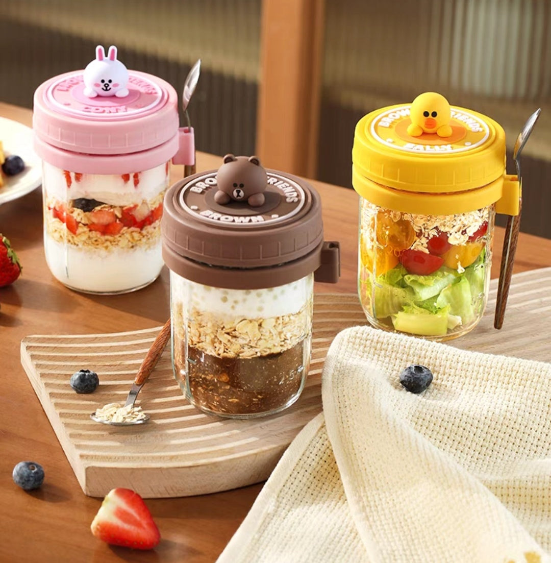 Line Friends Brown Cony Sally cup 早餐杯 – Browniac Line Friends