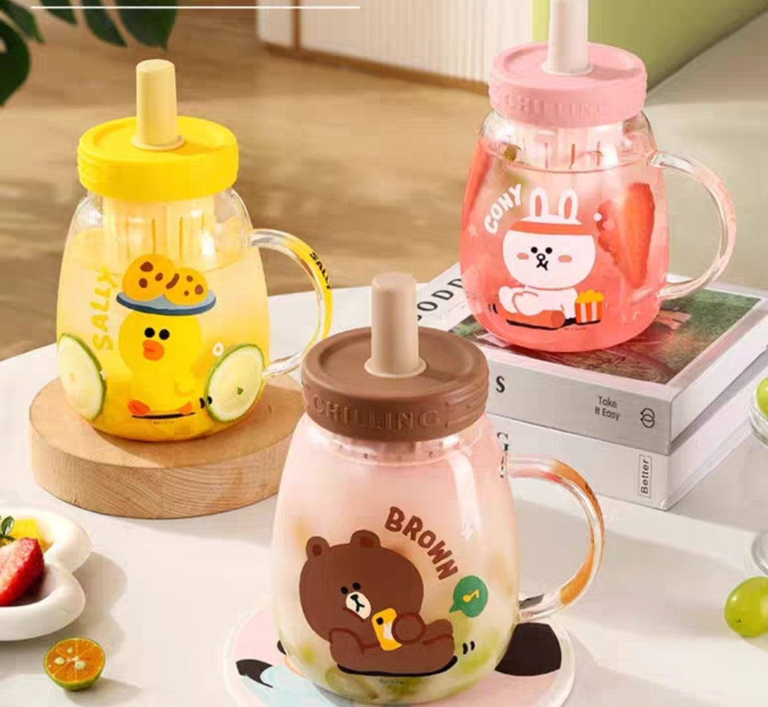 Line Friends Brown Cony Sally 茶隔杯 Cup – Browniac Line Friends