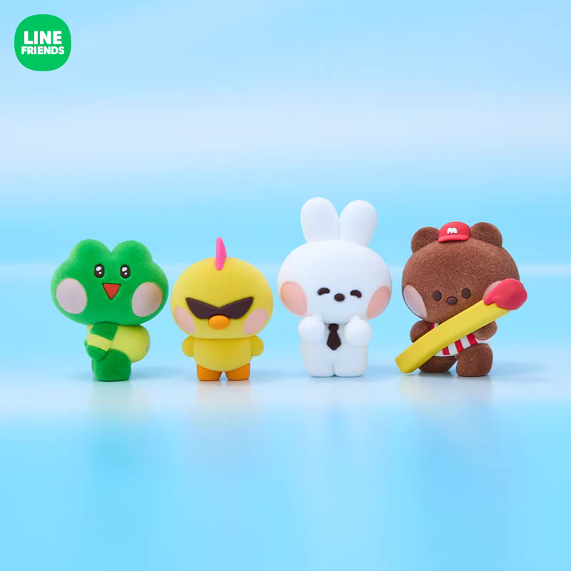 Line Friends Minini Bnini Conini Selini Lenini 公仔Figure – Browniac Line ...