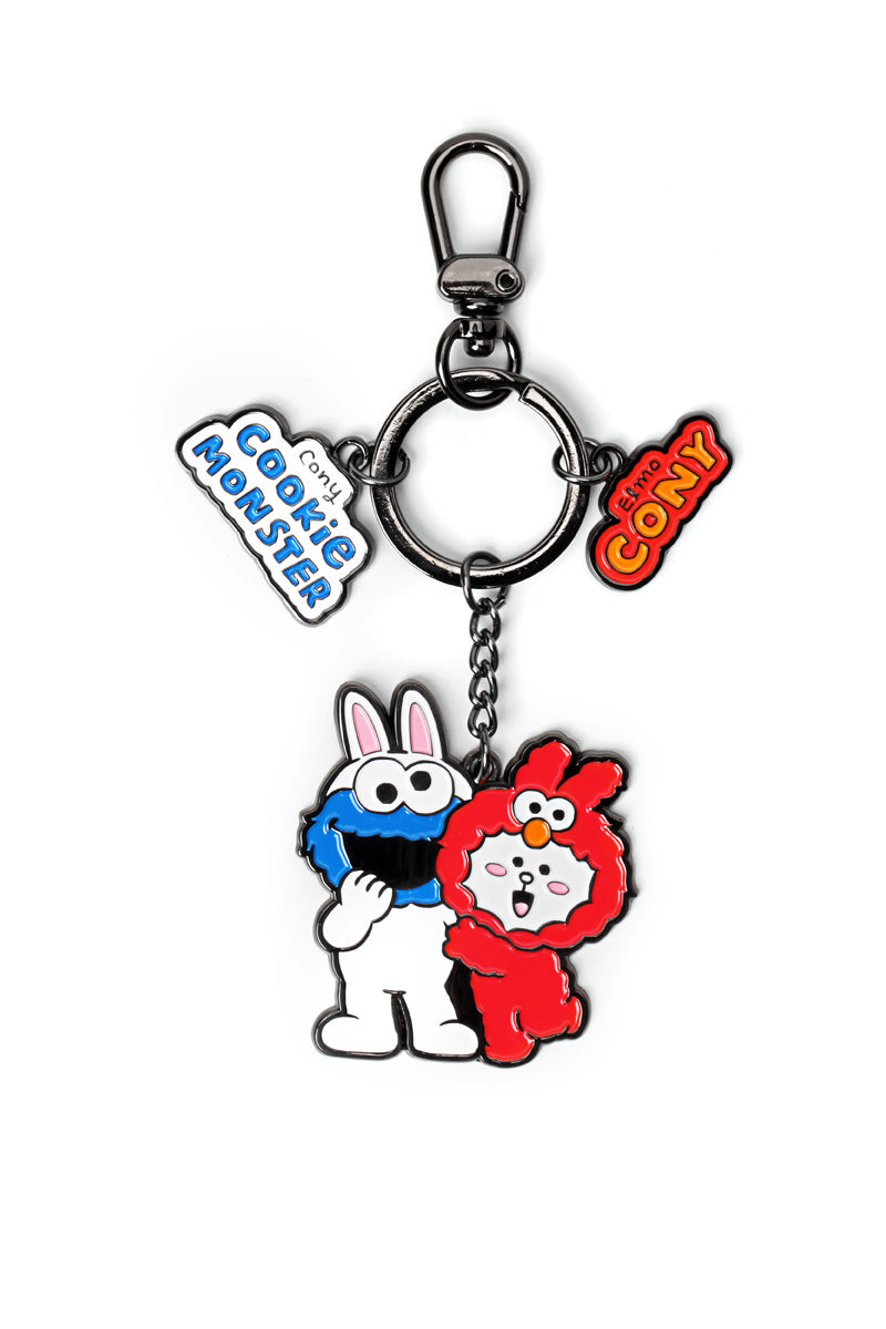 Line Friends x 芝麻街 Cony兔兔鎖匙扣 Key chain – Browniac Line Friends