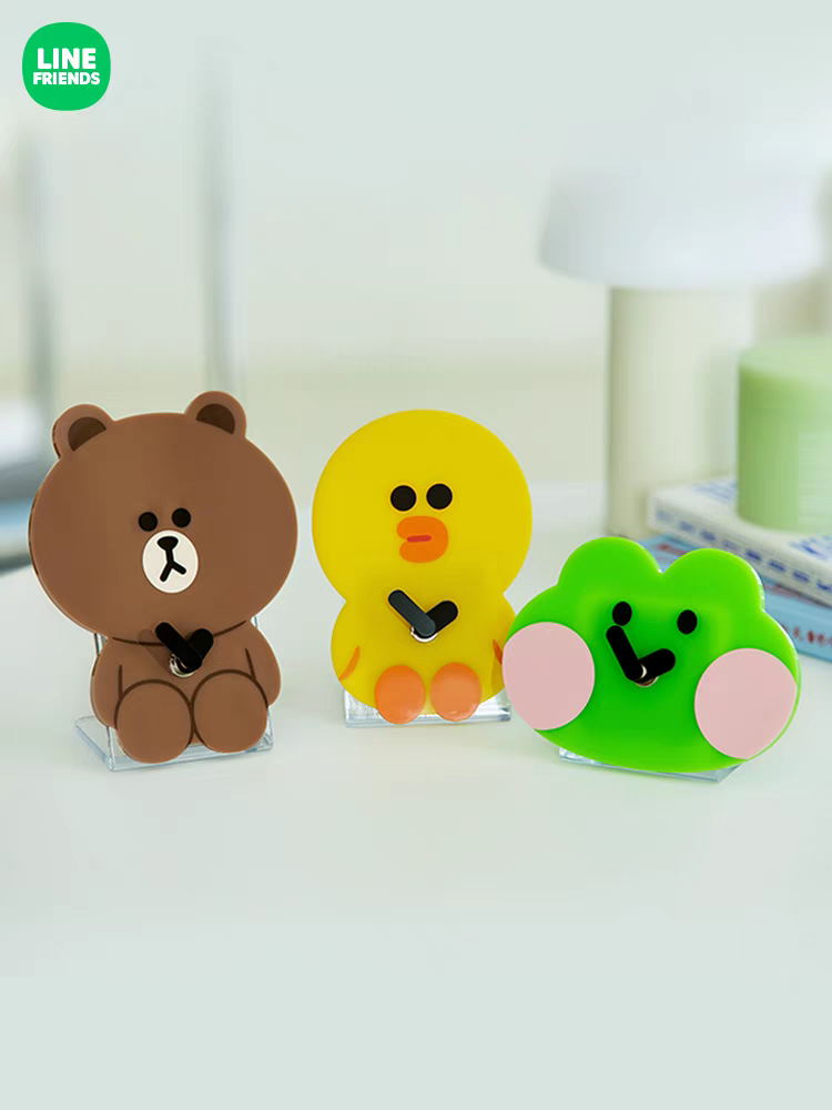 Line Friends Brown Sally Leonard 桌面時鐘 Clock – Browniac Line Friends