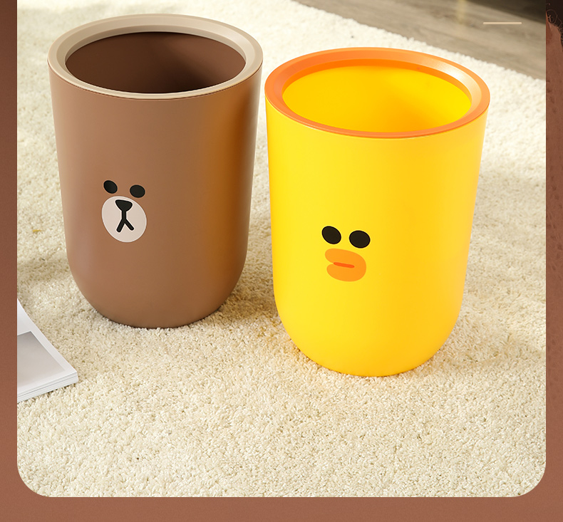 Line Friends Brown Sally 垃圾桶 – Browniac Line Friends