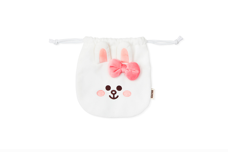 Line Friends Mini Cony兔兔 索繩收納袋 – Browniac Line Friends